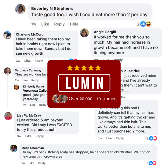 LUMIN - RRB Hair Growth Gummies – Lumin